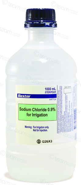 Sodium chloride 0.9% 1ltr irrigation | Hello Medical