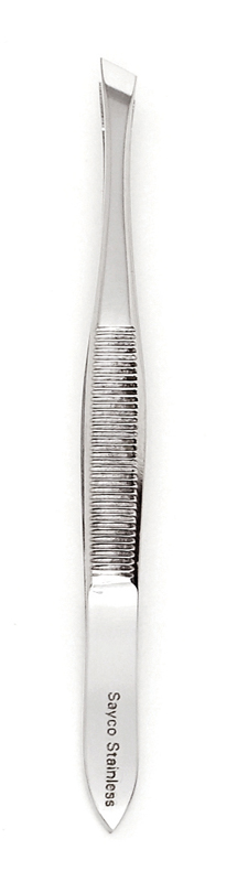 Splinter Forceps Slanted Edge 9cm | Hello Medical