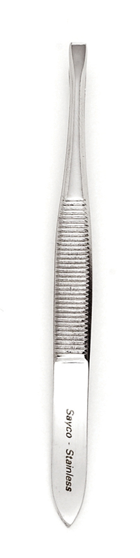 Splinter Forceps Straight Edge 9cm | Hello Medical