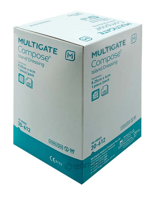 Compose Island Dressing 8.5cm x 6cm | Hello Medical