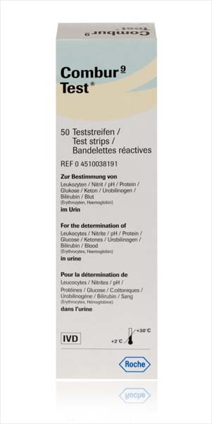 Combur 9-Test 50 strips | Hello Medical
